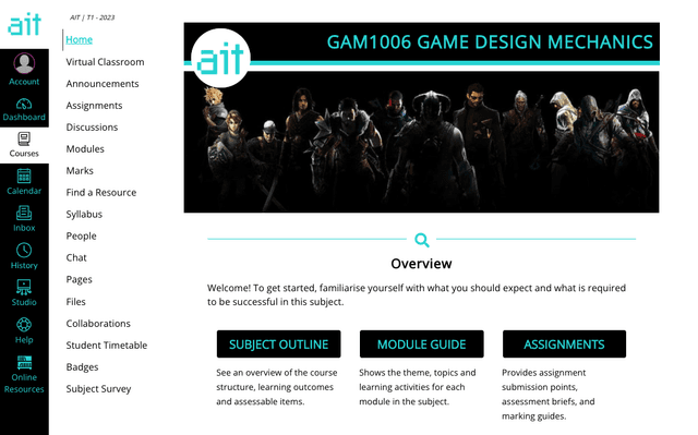 Game Design Courses | AIT